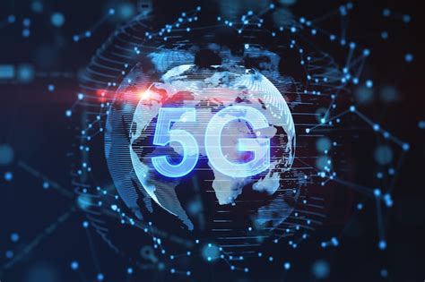 Premium Photo Global 5g Network Concept With Digital World Map Technological Infrastructure 3d