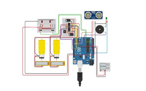 Circuit Design Beep And Blink Tinkercad