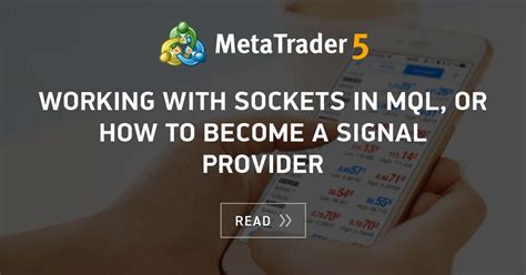 working with sockets in mql or how to become a signal provider mql5