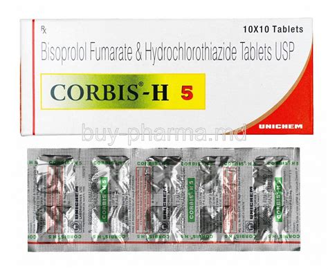 Buy Corbis H Bisoprolol Hydrochlorothiazide Online