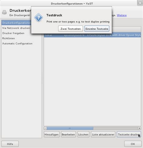 Yast Module Drucker Opensuse Wiki
