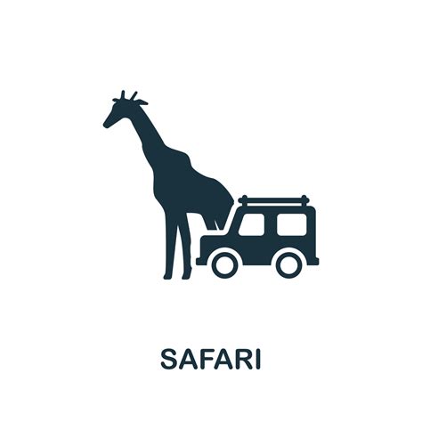 Safari Icon From Australia Collection Simple Line Safari Icon For Templates Web Design And