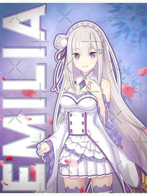 Emilia Re Life In A Different World From Zero Sticker By Alixdesign