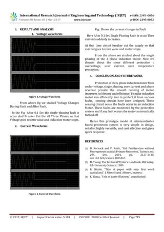 Three Phase Induction Motor Protection Scheme PDF Radio Control Hobbies Interests
