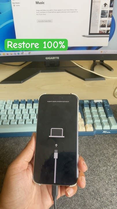 Reset Or Restore Iphone Using Itunes And Computer Itune Reset Iphone Fix Youtube