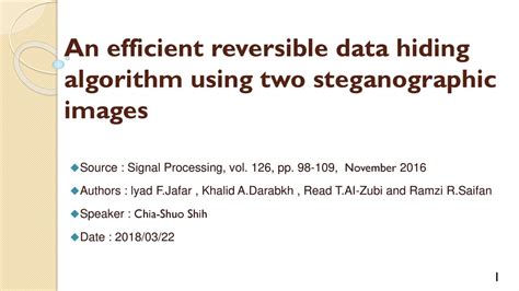 Source Signal Processing Vol 126 Pp November Ppt Download
