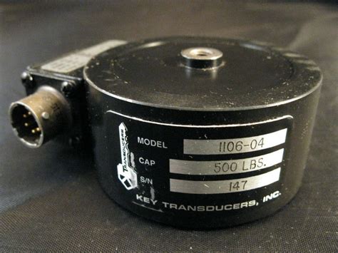 Key Transducers 1106 04 Load Cell New Process Industrial Surplus Corp