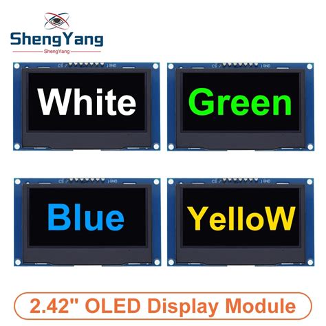 Lcd Hd 2 42 2 42 Oled Ssd1309 7 Spi Iic I2c