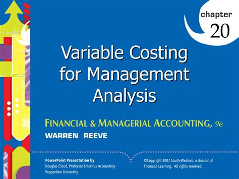 PPT Variable Costing For Management Analysis PowerPoint Presentation ID 2693341