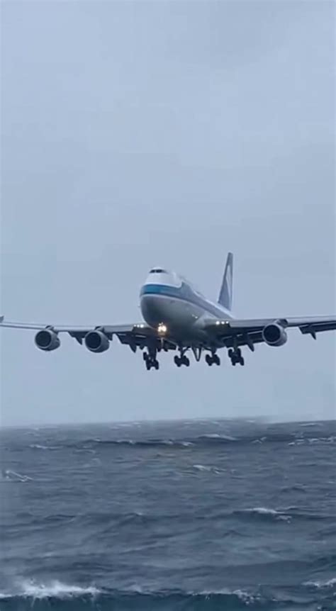 Emergency Landing ️🌊 Brace For Impact ⚠️ Imagine Standing On The