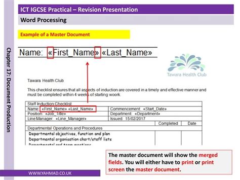 ict igcse practical revision word processing pdf
