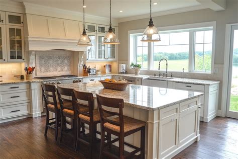 Elegant White Kitchen Cabinets With Island Stylish Ideas For Modern Spaces