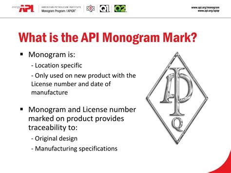 Monogram Apiqr Program Ppt Video Online Download
