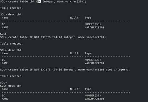 New Features 23c Table With Exist Or Not Exist Clause Wadhah Daouehi