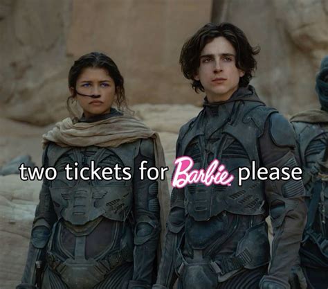 Dune X Barbie Meme Humor Film Memes Atredies