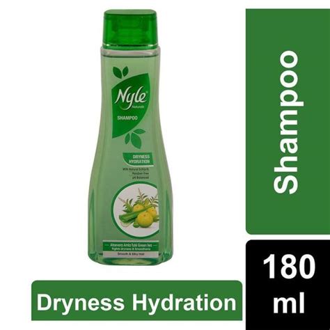 Nyle Naturals Dryness Hydration Paraben Free Shampoo 180 Ml Jiomart