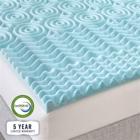 Bodipedic™ 2in Gel Infused Zoned Memory Foam Mattress Topper Boscovs