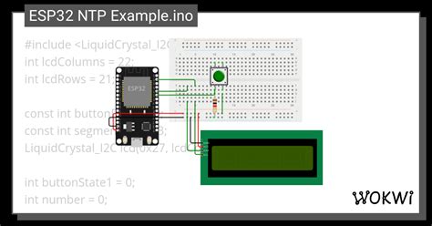 ESP NTP Example Ino Copy Wokwi ESP STM Arduino Simulator