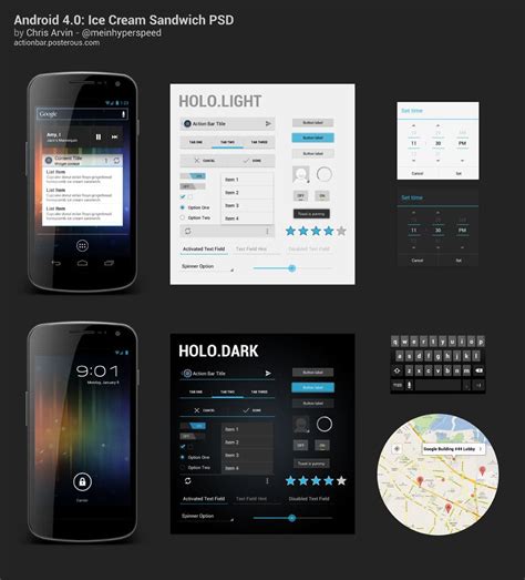 Latest Free Mobile UI Elements Design Kits