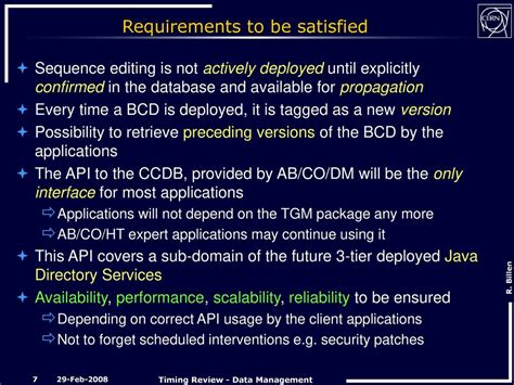 Database Involvement In Timing Ppt Download
