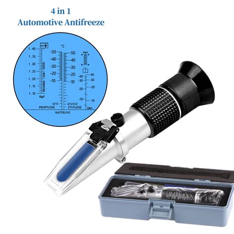 4 In 1 Car Automotive Antifreez Battery Fluid Refractometer Urea Adblue Glass Freezing Point ...