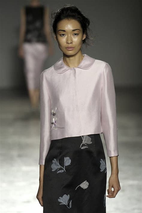 A Model Walks The Runway During The Hui Zhou Fashion Show Editorial