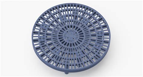 modular shelving display single and double tier combinations 3d model