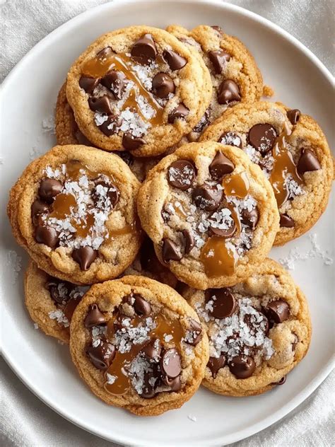 Irresistible Salted Caramel Chocolate Chip Cookies Recipe