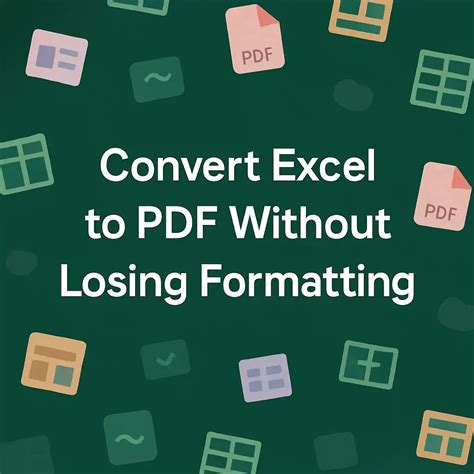 How To Convert Excel To Pdf Without Losing Formatting Excel Insider