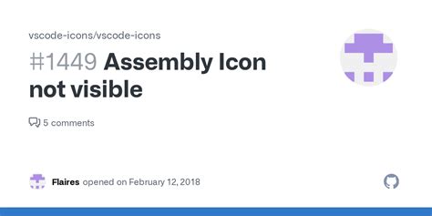 Assembly Icon Not Visible · Issue 1449 · Vscode Iconsvscode Icons