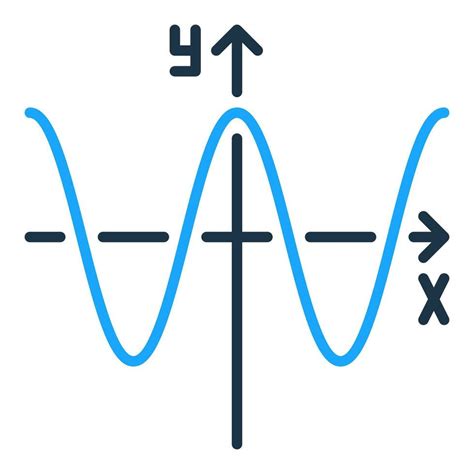 Math Graph Vector Mathematical Function Concept Colored Icon 25350080