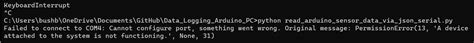 Serial Communication Between Arduino And Computer Cuts Out After A