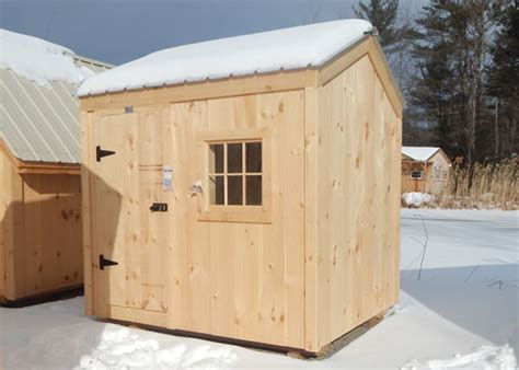 Economy Grade Nantucket 6x8 Fully Assembled Wood Shed