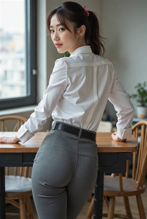 Attractive Young Japanese Woman By Rubio Blue Eyes Skin Tight