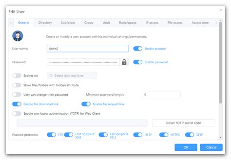 Wing Ftp Server Screenshots
