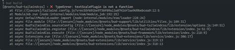 Error When Trying To Add Tailwind Plugin Sage 10 And Bud Sage Roots