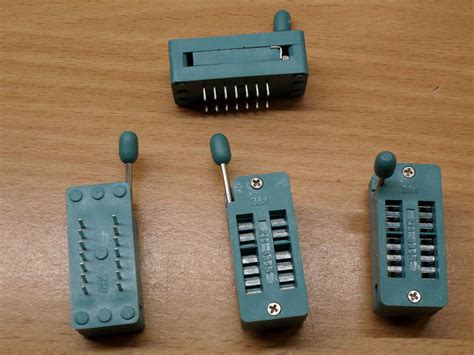 14pin Zif Socket For Dil Ics Textool 0 3 Zero Insertion Force Narrow Dip Ebay Uk