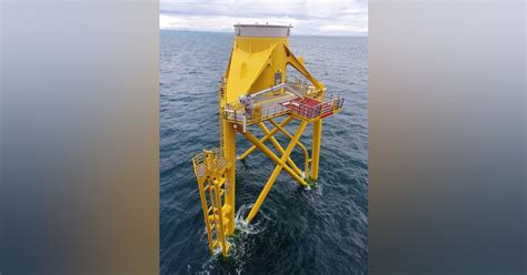 First Moray East Offshore Wind Farm Jacket Installed Offshore Scotland Offshore
