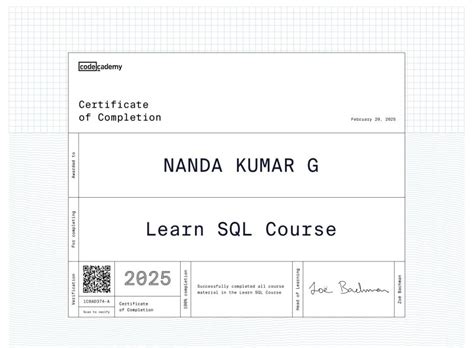 Sqlcertified Dataanalysis Databasemanagement Datascience Nanda Kumar