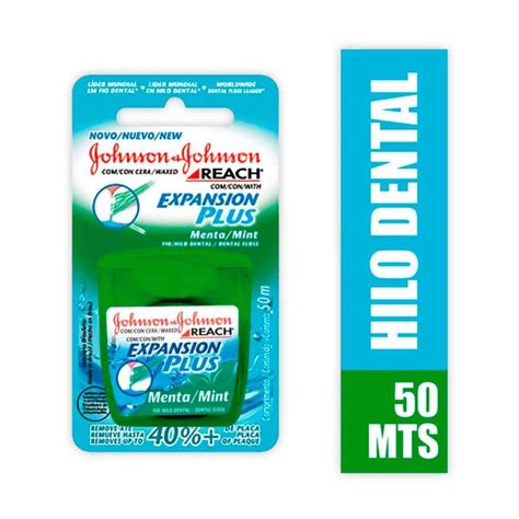 Seda Dental Johnson And Johnson Reach Expansión Plus Menta X 50mts La