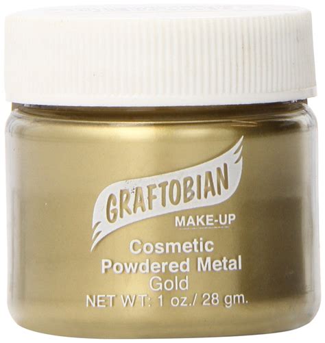 Graftobian Powdered Metal Gold 1 Oz Metallic Powder Metal