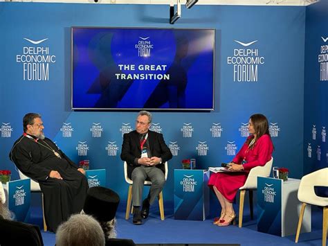 Ο Μεσσηνίας Χρυσόστομος στο 9o Delphi Economic Forum