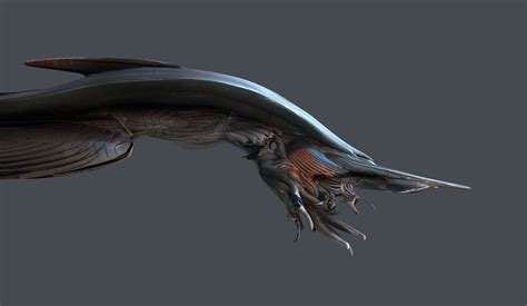 Artstation Alien Eel Tyler Smith Alien Concept Art Monster