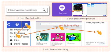 auto braking robot maqueen plus v2 getting started tutorial 08