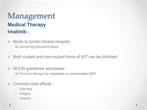 Gastrointestinal Stromal Tumour Gist D1 Pptx