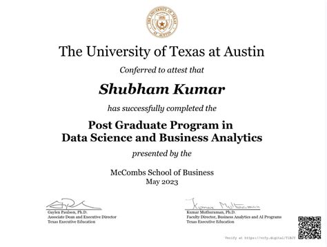 shubham kumar on linkedin datascience businessanalytics greatlearning greatlakes utaustin