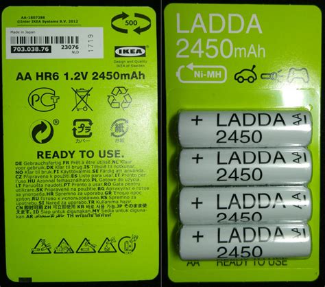 LSD Аккумуляторы IKEA LADDA 2450 mA/h. Испытание временем.