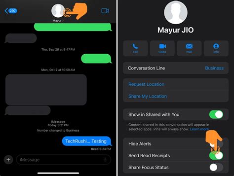 how to turn off read receipts on iphone techrushi