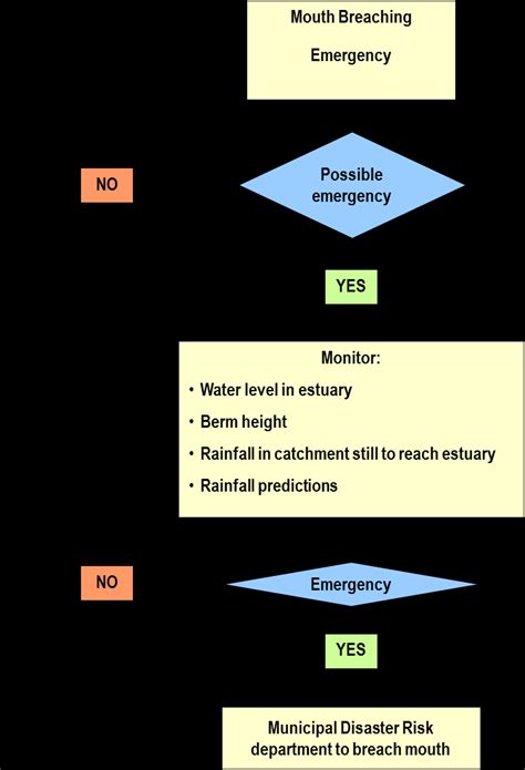 A Flow Chart Of The Procedures Of An Emergency Breaching Plan Download Scientific Diagram