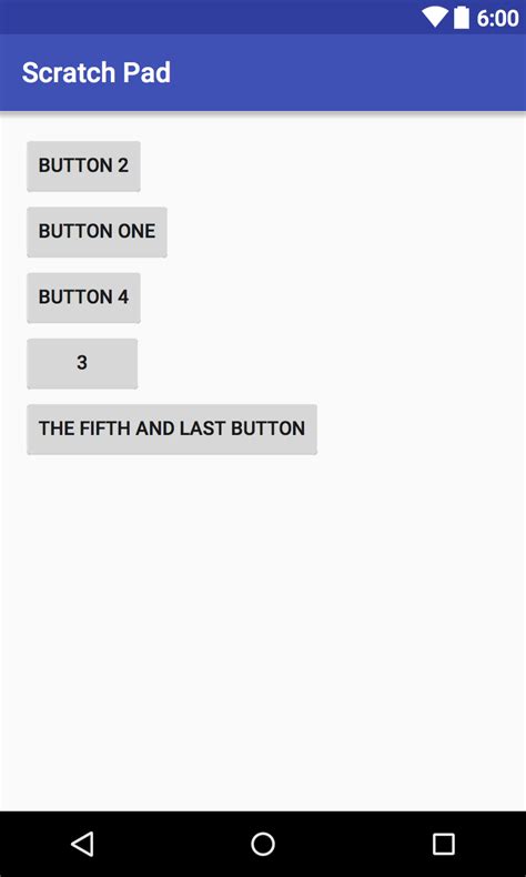 Layouts Android Sea